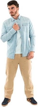 Levi's Barstow Western Standard Chemise, Burnett Light Chambray, XS Homme