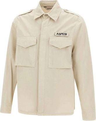 Aspesi Homme, Chemises, Beige, Taille: M Field Shirt