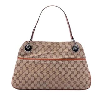 Gucci Sac bandouli&egrave;re Pre-owned Eclipse - Femme - Pre-owned - Beige - Taille: ONE Size