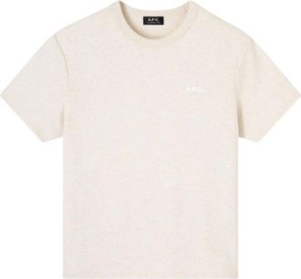 A.P.C. A.p.c., Homme, Tops, Beige, Taille: XS Lincontournable T-Shirt