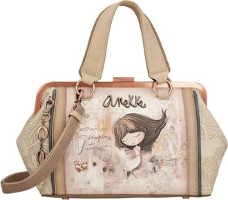 Anekke Bowling Memories Tasche - praktisch und stylisch | Fronttaschen und abnehmbarer Schultergurt | Ma&szlig;e: 28 x 22 x 14 cm, Mehrfarbig