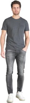 Le Temps Des Cerises Jeans 900/16 Tapered Odeon Destroy Gris N°2