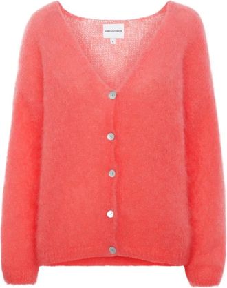 Americandreams Americandreams, Femme, Pulls, Rouge, Taille: 42 FR Cornelia LS Cardigan
