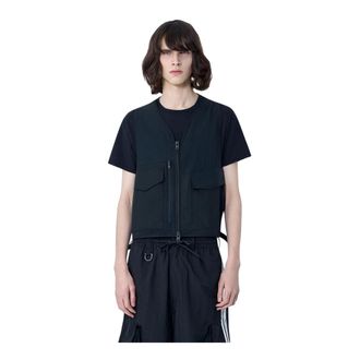 Yohji Yamamoto Homme, Vestes, Noir, Taille: L Tactical Utility Vest
