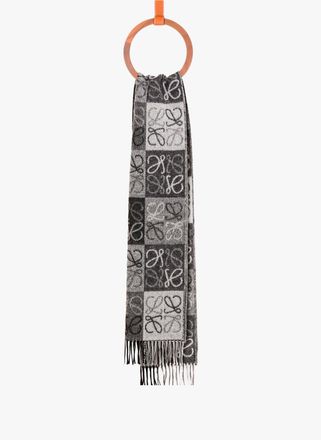 Loewe Echarpe Anagram en laine et cachemire