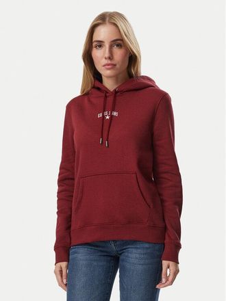 Guess Sweatshirt W6BQ04 K5411 Dunkelrot Regular Fit