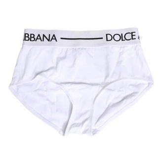 Dolce & Gabbana Femme, Sous-v&ecirc;tements, Blanc, Taille: 36 FR Culotte Classique