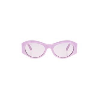 Balenciaga Ovale Sonnenbrille - - Accessories - Damen - Lila - ONE SIZE