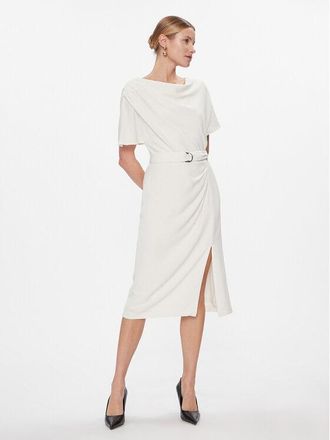 DKNY Kleid für den Alltag DD3J233A Écru Regular Fit