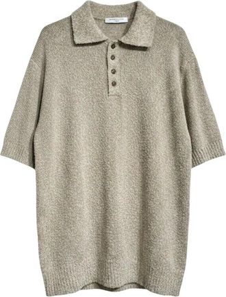 Daniele Fiesoli Homme, Tops, Beige, Taille: XL Polo Chemises
