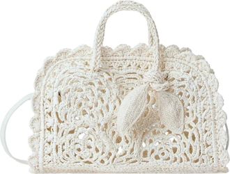 Jacquemus Femme, Sacs, Blanc, Taille: ONE Size Le Petit Turismo Crochet Handbag