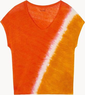 Kujten T-shirt lin tie & dye - T-Shirt Yasmina Bicolor