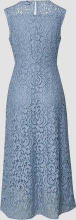 s.Oliver Midikleid Kleid Midikleid mit Spitzendetails und Viskosefutter