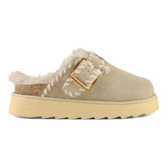 Colors Of California Platform Sabot Wool Stitching Color Bla, Size 36 EU BLA 36, Ntan, 38 EU