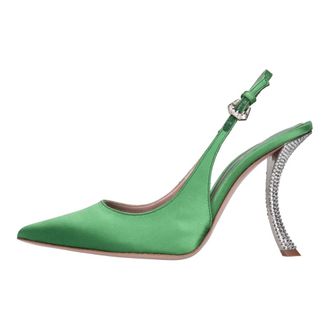 Gedebe Gedebe, Femme, Chaussures, Vert, Taille: 40 EU Paris Slingback Escarpins