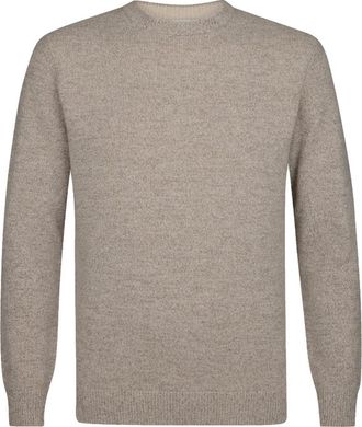 Profuomo Gestrickter Pullover aus zweifarbigen Garn in