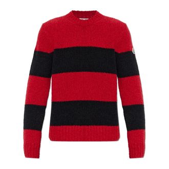 Moncler Homme, Pulls, Rouge, Taille: M Pull en Laine