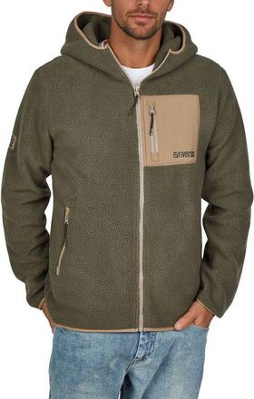 Riverso Outdoorjacke Herren Fleecejacke RIVLennox Regular Fit &Uuml;bergangsjacke mit Teddyfleece