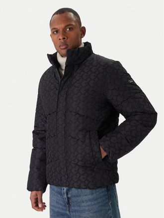 Guess Winterjacke M5BL2M W2232 Schwarz Regular Fit