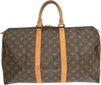 Louis Vuitton unisex, Pre-owned, Brun, Taille: ONE Size Sac Keepall Pre-owned