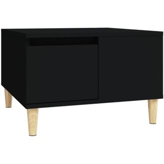 vidaXL Couchtisch Schwarz 55x55x36,5 cm Holzwerkstoff Vidaxl