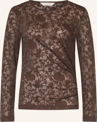 Moss Copenhagen Msch Copenhagen Longsleeve Mschbrigetta Aus Jacquard braun