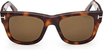 Tom Ford Homme, Accessoires, Brun, Taille: 53 MM Lunettes de soleil Finn