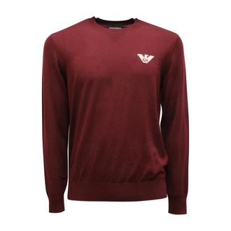 Armani Wollpullover - - Knitwear - Herren - Rot - M