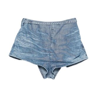 Diesel Denimshorts mit Used-Optik - - Shorts - Damen - Blau - W26