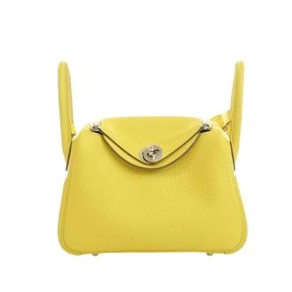 Herm&egrave;s Pre-owned Mini Lindy - - Pre-owned - Damen - Gelb - ONE SIZE