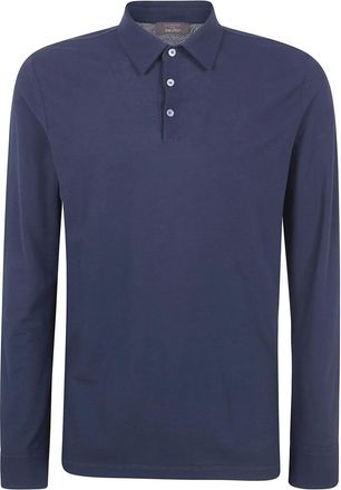 Zanone Homme, Tops, Bleu, Taille: XL Polo &agrave; manches courtes