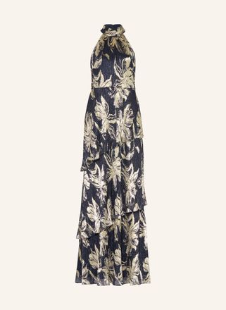 Adrianna Papell Abendkleid Mit Glitzergarn Und Volants blau
