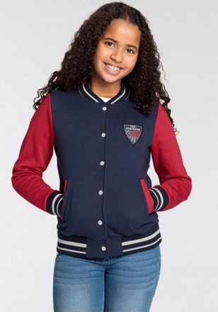 Kidsworld Sweatjacke f&uuml;r M&auml;dchen, im College-Style