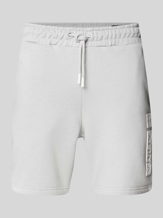 Alpha Industries Regular Fit Sweatshorts mit Label-Print