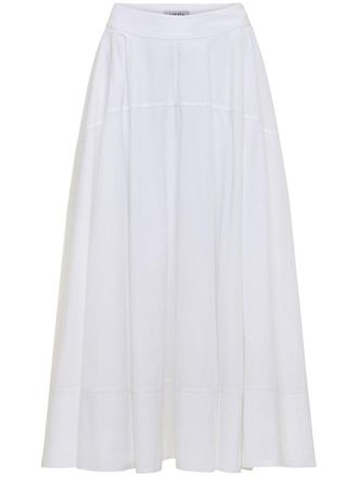 Azeeza jupe mi-longue Avani - Blanc