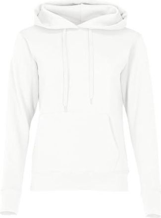 Fruit Of The Loom Sweat-shirt &agrave; capuche - Manches Longues - Femme - Blanc - Blanc - FR 36 (Taille fabricant: XS)
