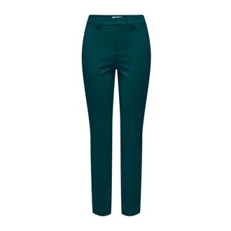 Only Only, Femme, Pantalons, Vert, Taille: 40 FR Pantalon cigarette en polyester vert