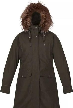 Regatta Damen Shiloh Jackets Waterproof Insulated, Dark Khaki, EU 38