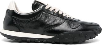 Jil Sander Sneakers aus Leder - Schwarz