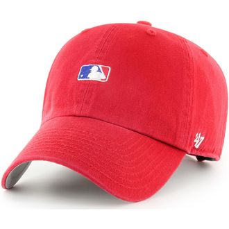 47 Brand 47 CAP MLB BATTER MAN LOGO BASE RUNNER CLEAN UP RED