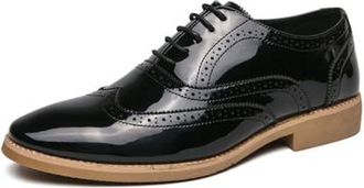 Generic Oxford Smoking Formel pour Bal Uniforme De Mariage À Lacets À Bout Pointu Chaussures daffaires,Noir,42 EU