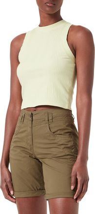 Tom Tailor Damen Chino Bermuda Shorts 1031730, 11279 - Dry Greyish Olive, 32