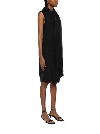 Toteme Scarf Midi Dress - Black