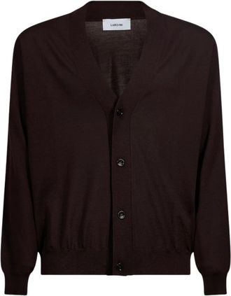 Lardini Strickjacke mit V-Ausschnitt - - Knitwear - Herren - Braun - L