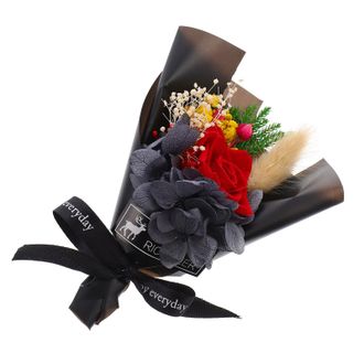 Angoily Unsterblicher Blumenstrau&szlig; mit Konservierten Frischen Rosen in Geschenkbox Ewige Blume als Dekoration und Valentinstagsgeschenk