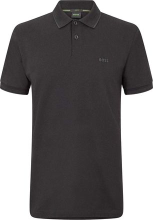 HUGO BOSS Paul Poloshirt f&uuml;r Herren (Schwarz/Grau)