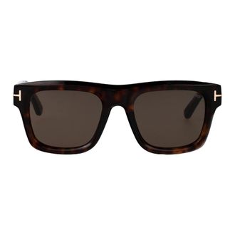 Tom Ford Icon Quadratische Sonnenbrille - - Accessories - unisex - Schwarzk - 53 MM