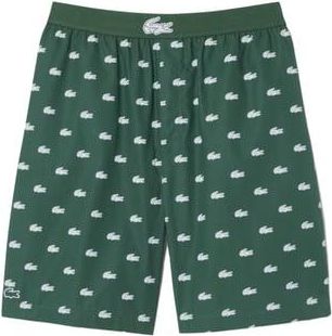 Lacoste Short de pyjama &agrave; motif en coton