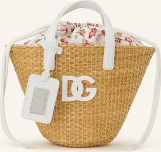 Dolce & Gabbana Handtasche Paglia braun