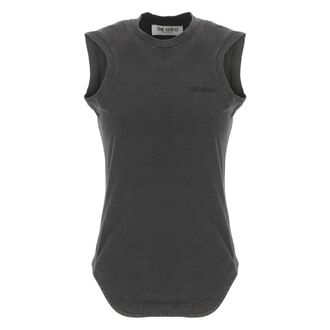 The Attico Logo Tank Top - - Tops - Damen - Schwarzk - S